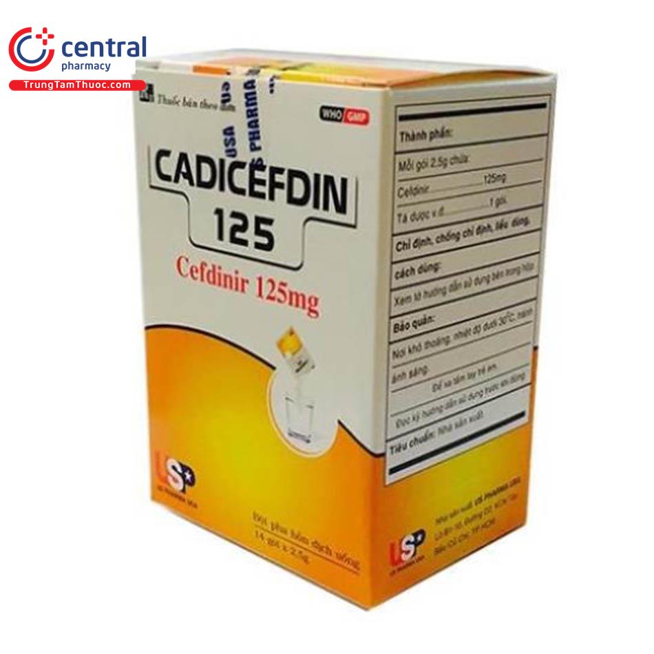 [CHÍNH HÃNG] Thuốc Cadicefdin 125: kháng sinh điều trị nhiễm khuẩn