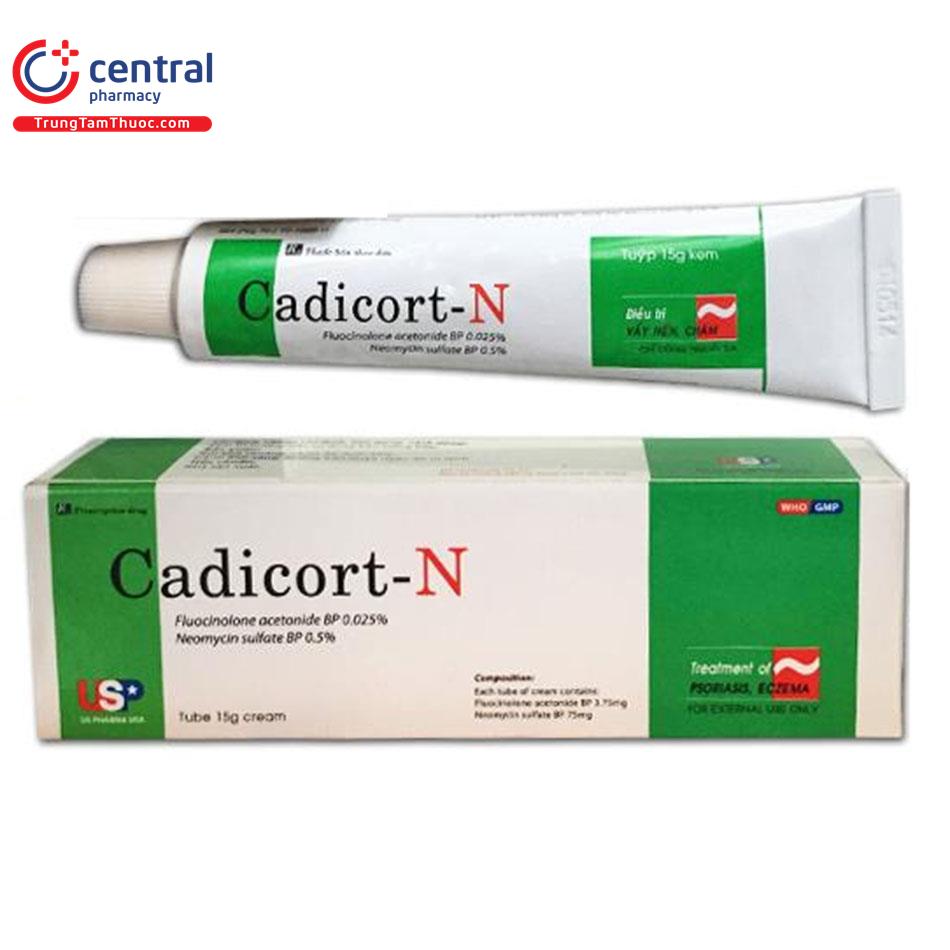 [CHÍNH HÃNG] Thuốc Cadicort-N điều trị nhiễm khuẩn ngoài da