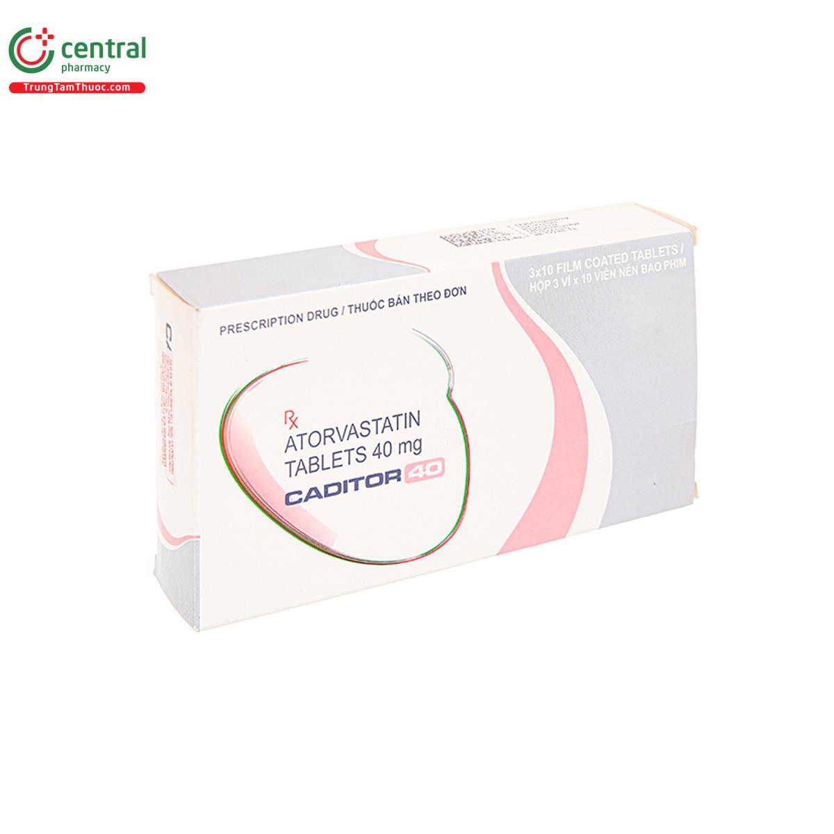 Thuốc Caditor 40 - Điều trị tình trạng rối loạn cholesterol máu