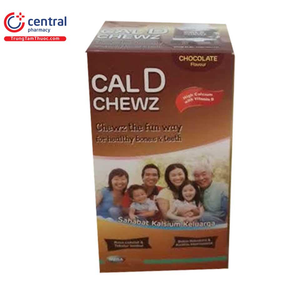 [CHÍNH HÃNG] Thuốc Cal D Chewz - Cung cấp Calci và vitamin D3