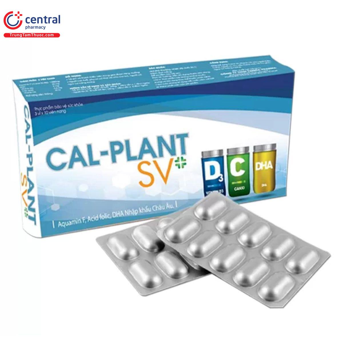 Thuốc CAL-PLANT SV giúp bổ sung vitamin D3 và Canxi cho người thiếu canxi