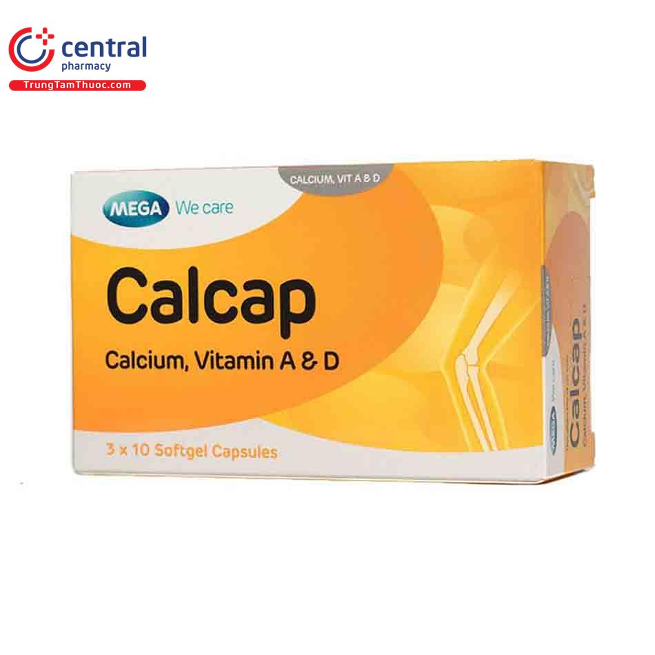 [CHÍNH HÃNG] Thuốc Calcap - Bổ sung Canxi, Vitamin A,Vitamin D