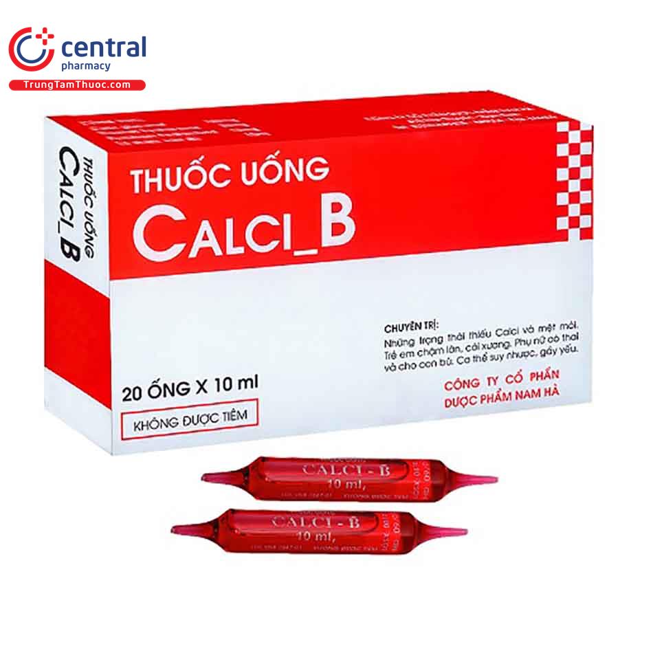 Thuốc uống Calci B - hỗ trợ hệ xương khớp chắc khỏe