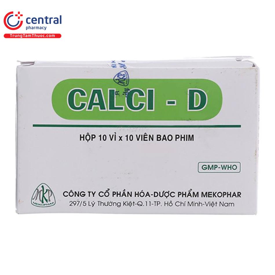 Thuốc Calci-D Mekophar - Bổ sung Vitamin D và Calci cho cơ thể