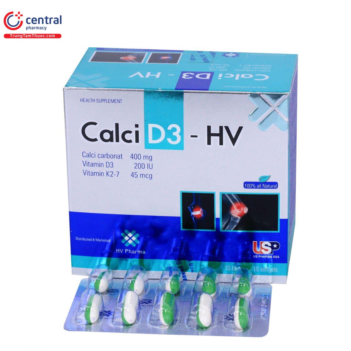 Thuốc Calci D3 US Pharma USA bổ sung calci, vitamin D3, vitamin K2-7