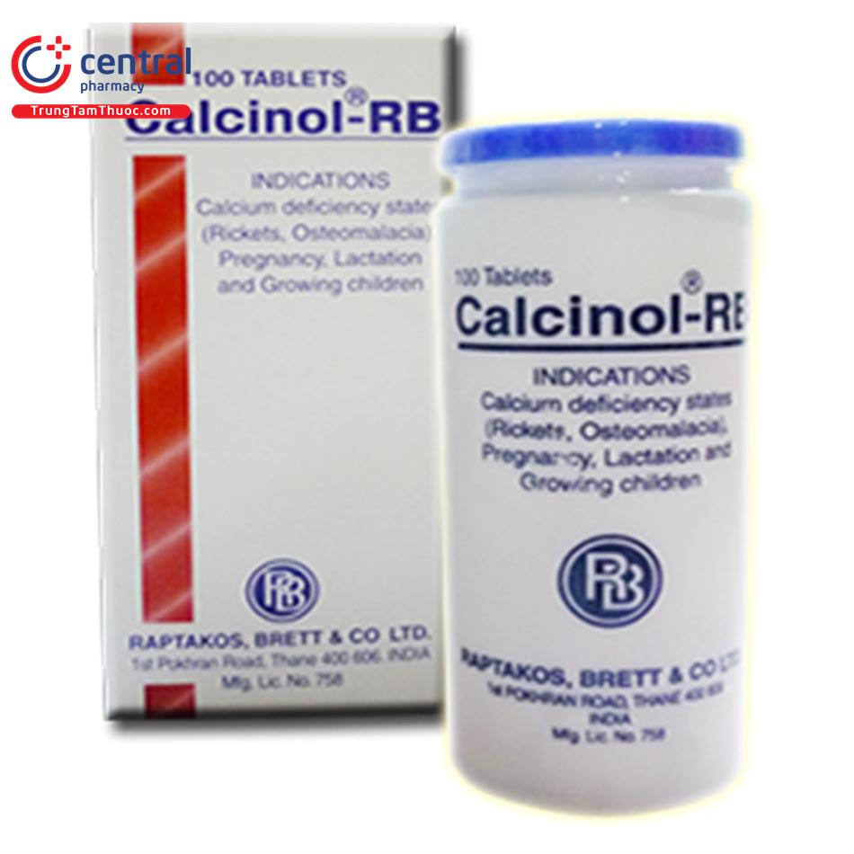 Thuốc Calcinol - RB điều trị thiếu Calci: liều dùng và giá bán