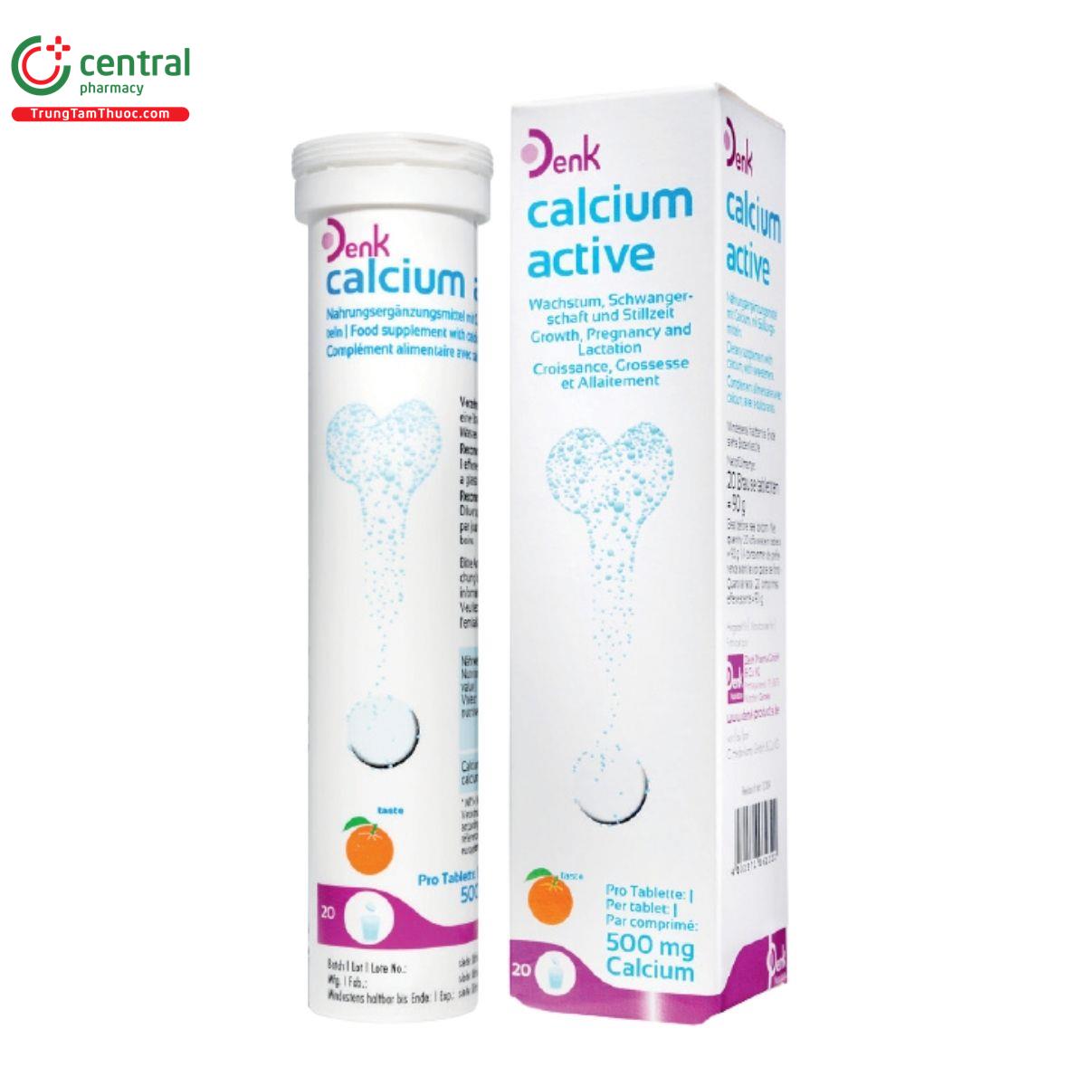 Thuốc Calcium Active Denk - Bổ sung canxi, duy trì xương chắc khỏe