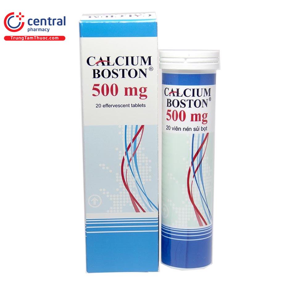 Thuốc Calcium Boston 500mg - bổ sung khoáng chất cho cơ thể
