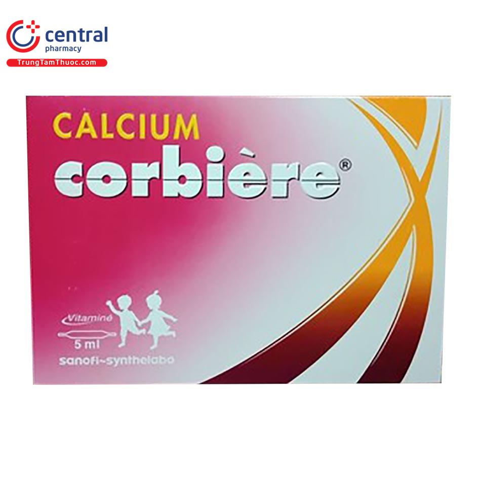 Thuốc Calcium Corbiere 5ml bổ sung Calci: cách dùng và lưu ý