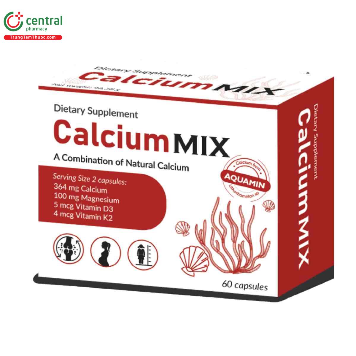 Thuốc Calcium Mix bổ sung Calci giúp giảm loãng xương hiệu quả