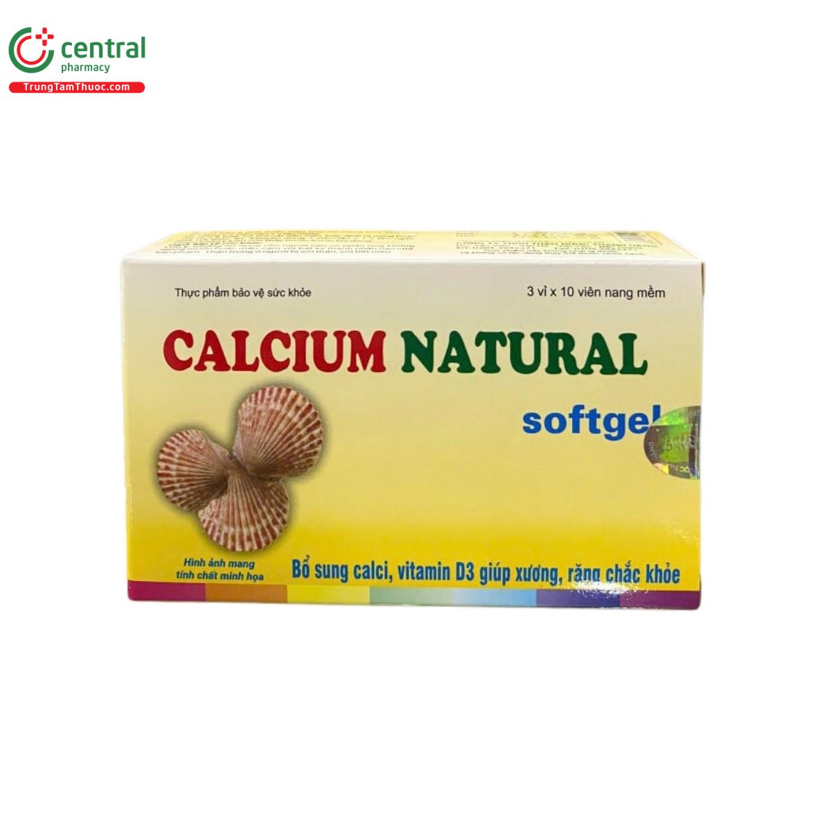 Thuốc Calcium Natural softgel là gì, giá bao nhiêu, có tác dụng gì?