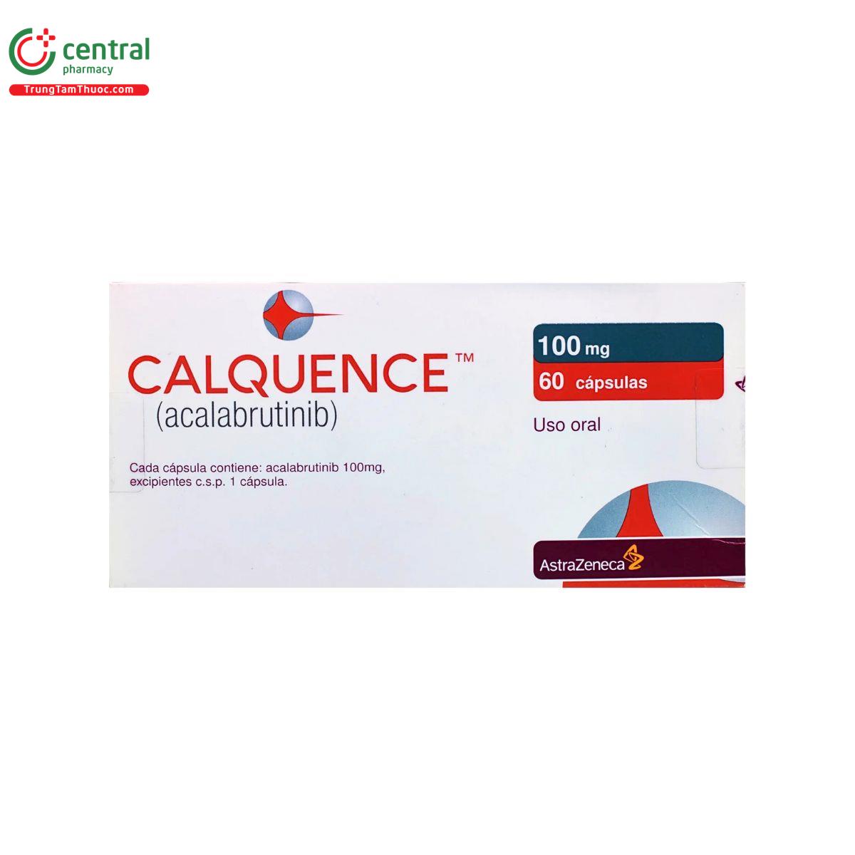 Thuốc Calquence 100mg điều trị bạch cầu lympho mạn tính và u tế bào vỏ