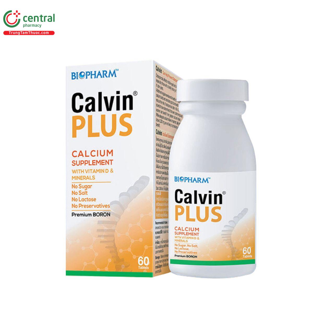 Thuốc Calvin Plus bổ sung calci, vitamin D3, phòng ngừa loãng xương