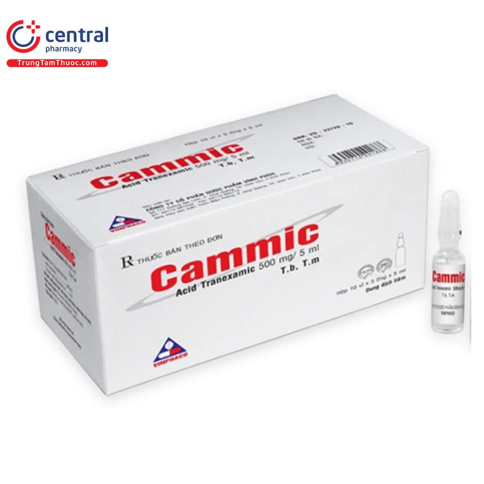 Thuốc Cammic 500mg/5ml: Chỉ định và lưu ý sử dụng