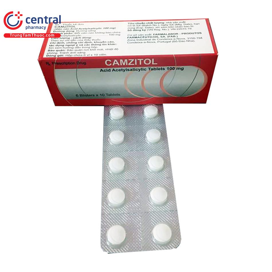 [CHÍNH HÃNG] Thuốc Camzitol 100mg dự phòng đột quỵ hiệu quả