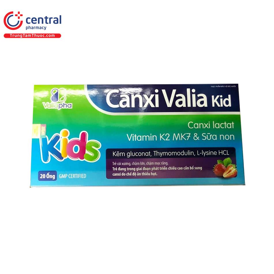 [CHÍNH HÃNG] Thuốc Canxi Valia Kid cung cấp canxi dạng dung dịch uống