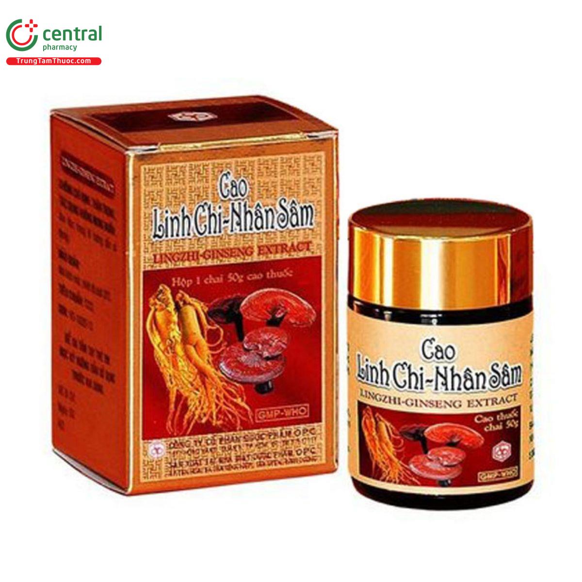 Thuốc Cao Linh Chi - Nhân Sâm giúp dưỡng tâm, an thần và giảm mỡ máu