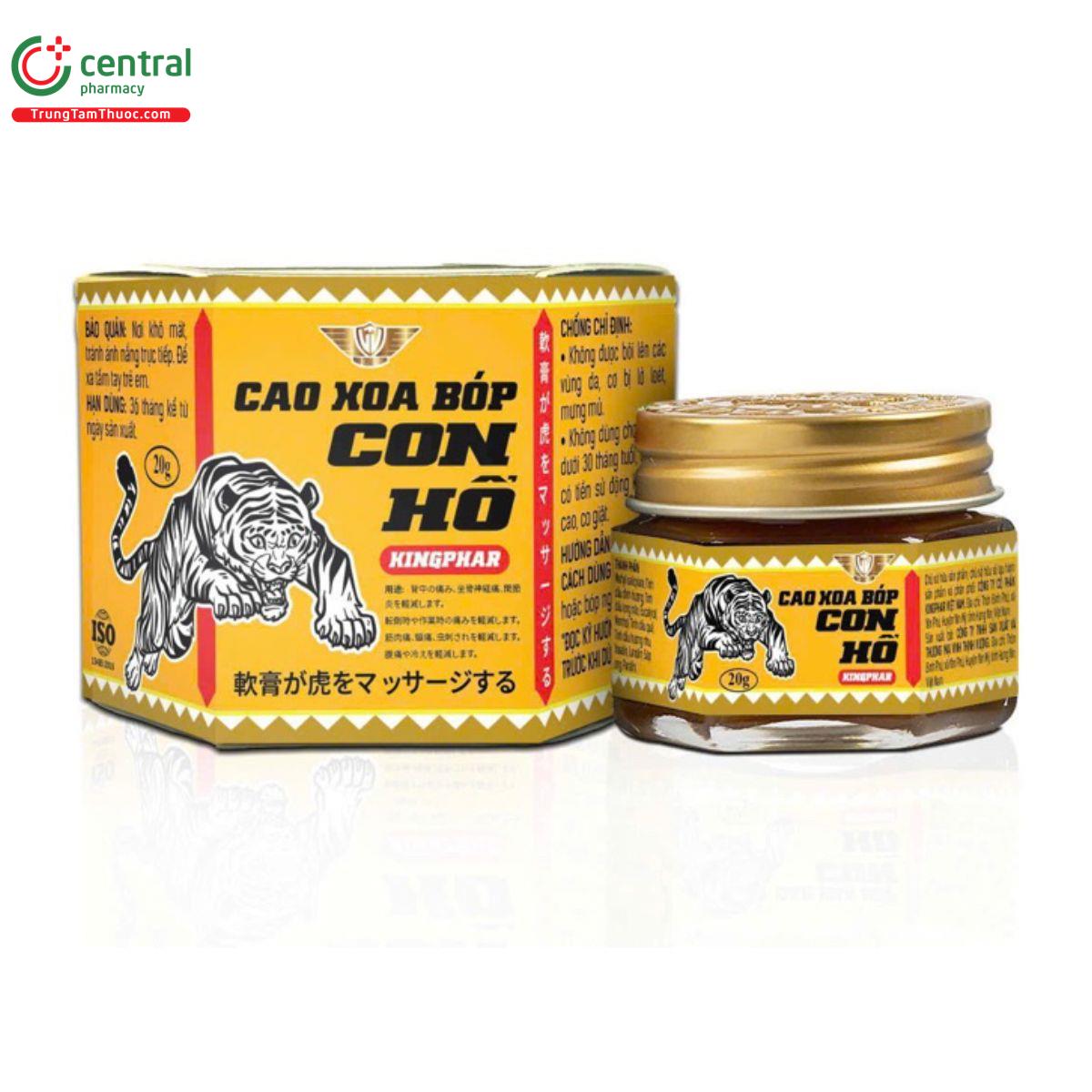 Cao Xoa Bóp Con Hổ Kingphar giúp giảm đau nhức xương khớp, bầm tím