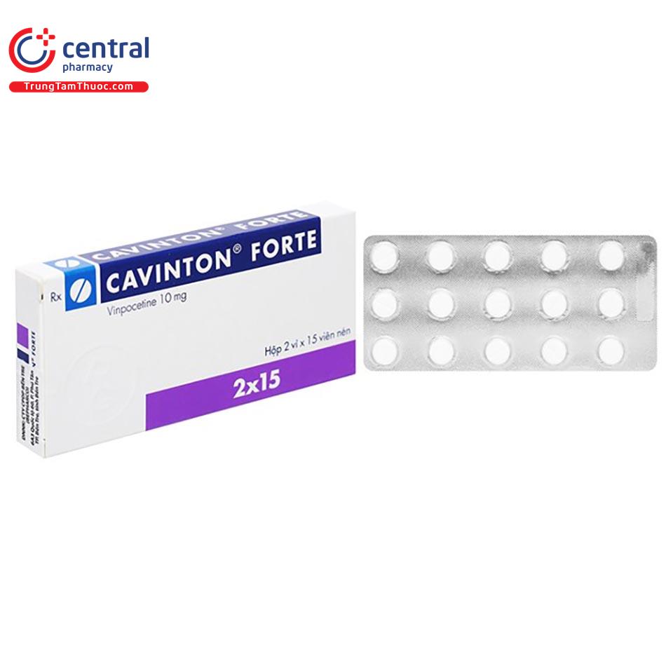 [CHÍNH HÃNG] Thuốc Cavinton Forte 10mg trị rối loạn tuần hoàn não