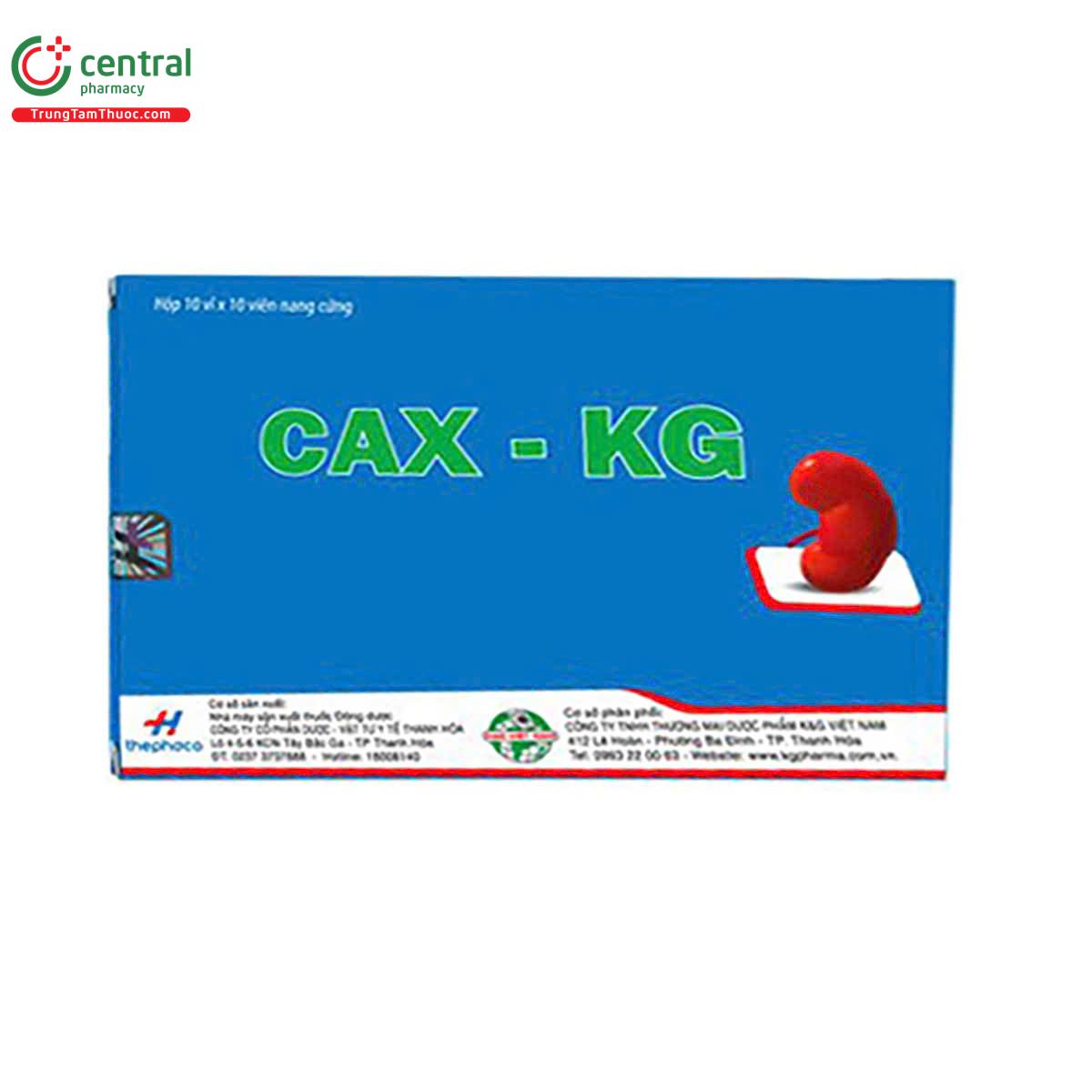 [CHÍNH HÃNG] Cax-KG - tăng cường chức năng thận, giảm đau nhức xương