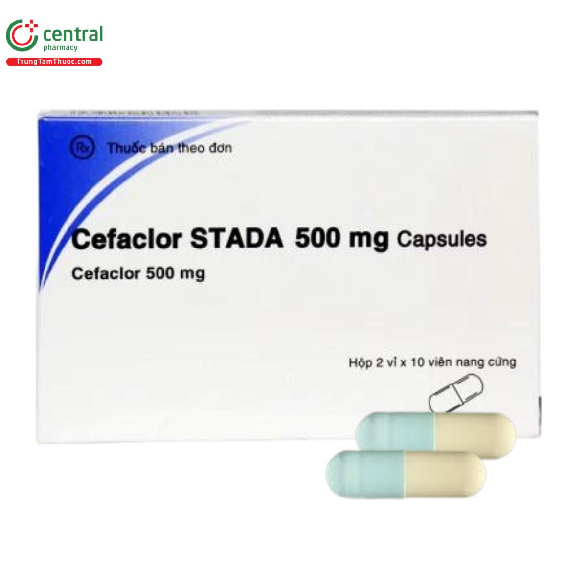Thuốc Cefaclor STADA 500mg - Kháng sinh cephalosporin diệt khuẩn phổ rộng