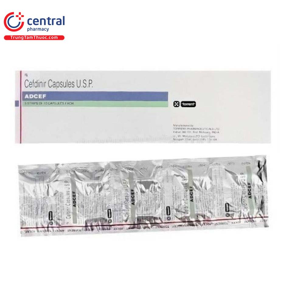 Thuốc Cefdinir Capsules USP 300mg (Minimed) điều trị nhiễm khuẩn