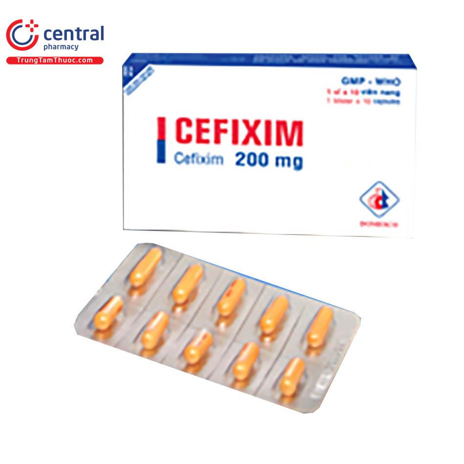 [CHÍNH HÃNG] Thuốc Cefixim 200mg Domesco - Tiêu diệt vi khuẩn cơ thể