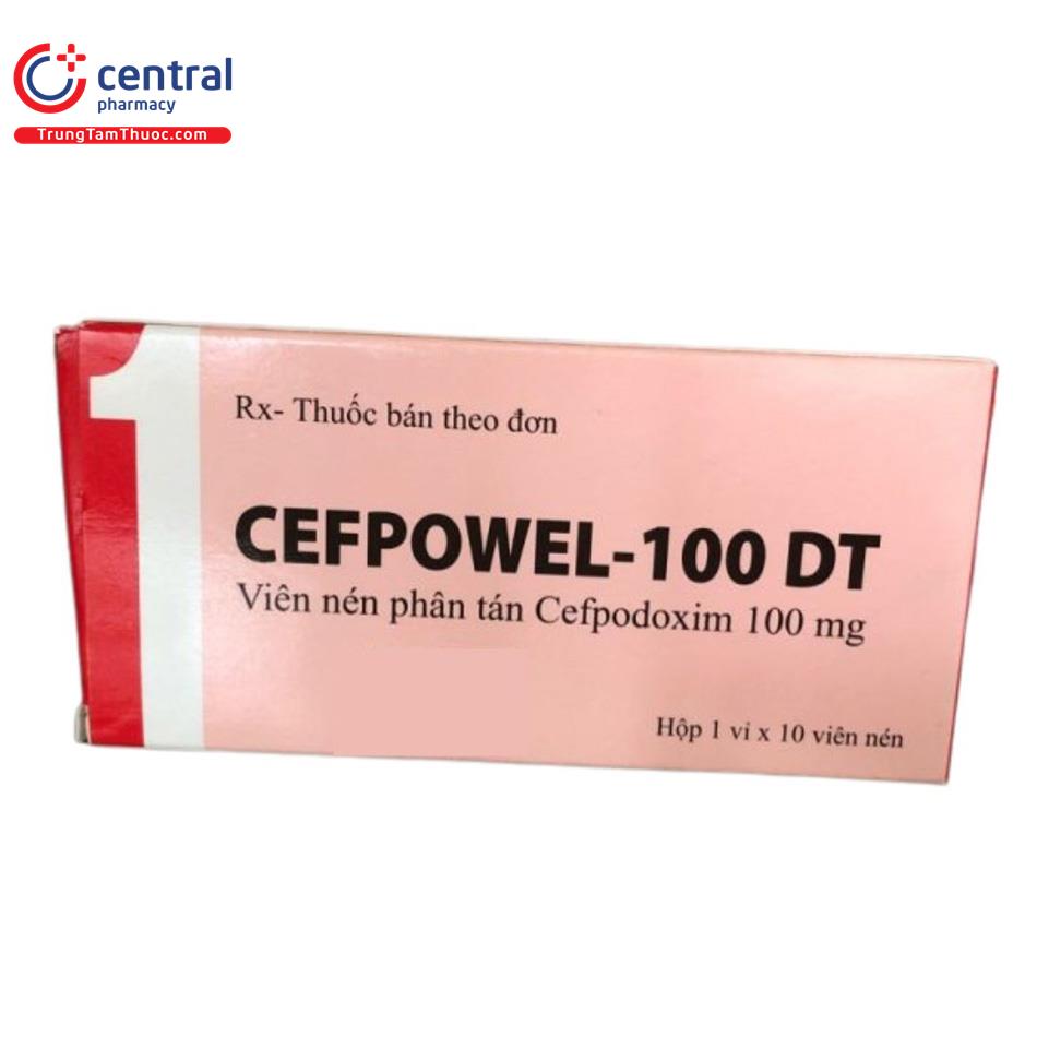 [CHÍNH HÃNG] Thuốc Cefpowel - 100 DT - điều trị nhiễm khuẩn