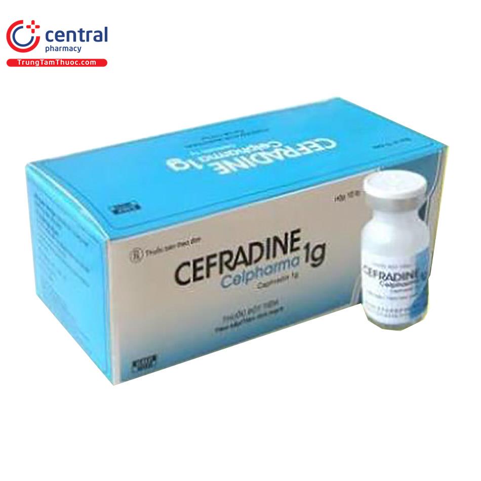 [CHÍNH HÃNG] Thuốc Cefradine 1g VCP - Kháng sinh điều trị nhiễm khuẩn