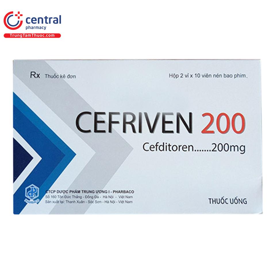 [CHÍNH HÃNG] Thuốc Cefriven 200 điều trị nhiễm khuẩn