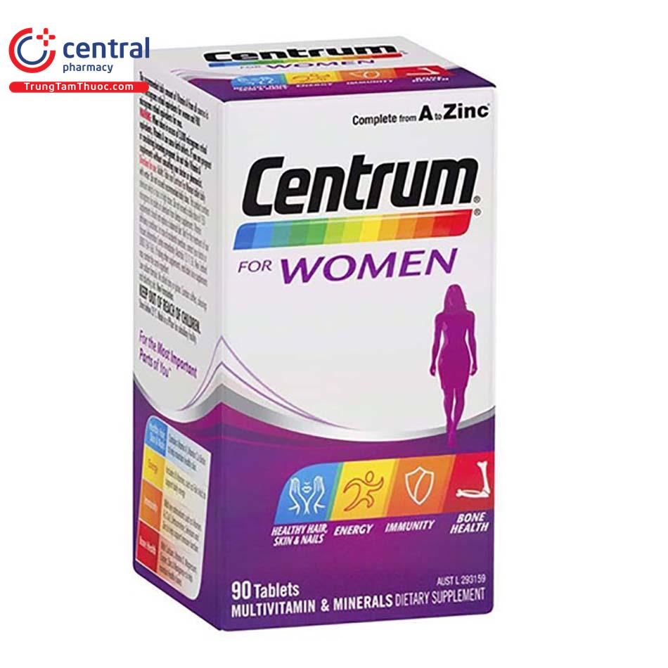 [CHÍNH HÃNG] Thuốc Centrum For Women: công dụng,cách dùng, lưu ý khi sử ...