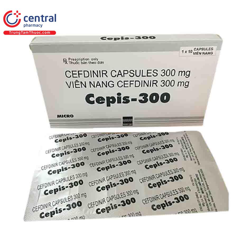Thuốc Cepis-300 - Thuốc có tác dụng điều trị nhiễm khuẩn hiệu quả