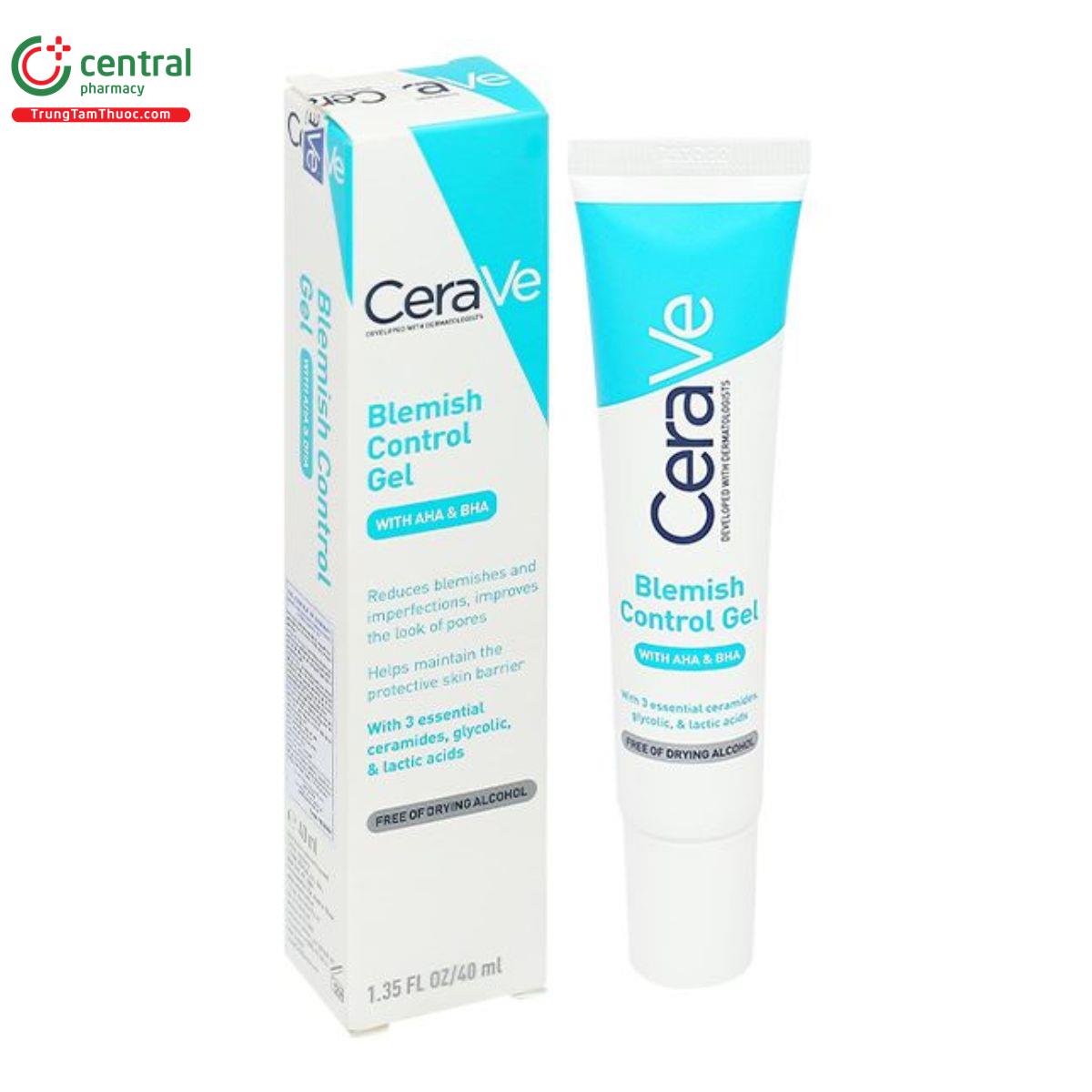 CeraVe Blemish Control Gel 40ml - dưỡng da, giảm mụn, giảm thâm mụn
