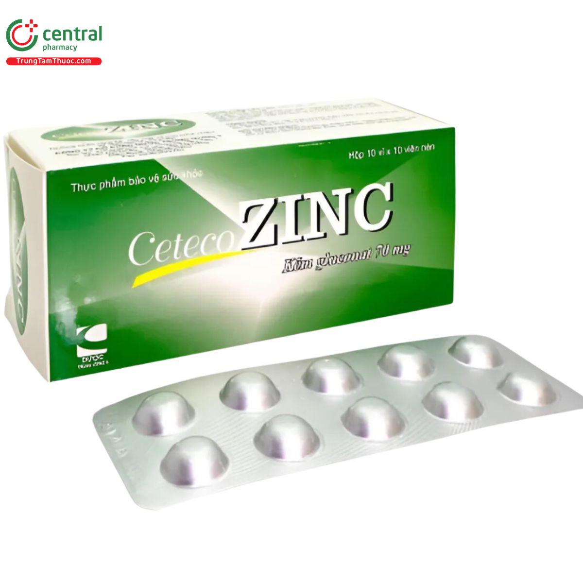 Thuốc Ceteco ZinC - Bổ sung kẽm giúp tăng cường đề kháng cho trẻ