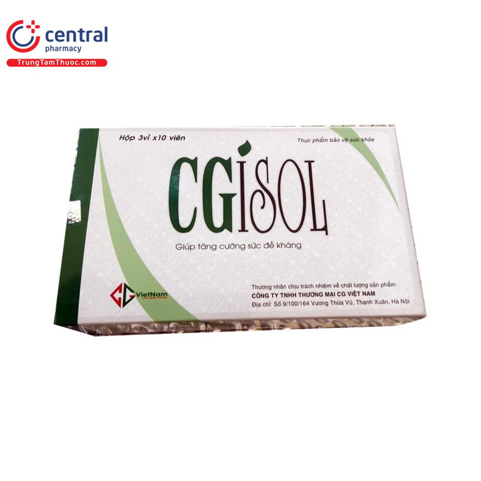 Thuốc CGisol - giúp tăng cường miễn dịch, tăng cảm giác ngon miệng
