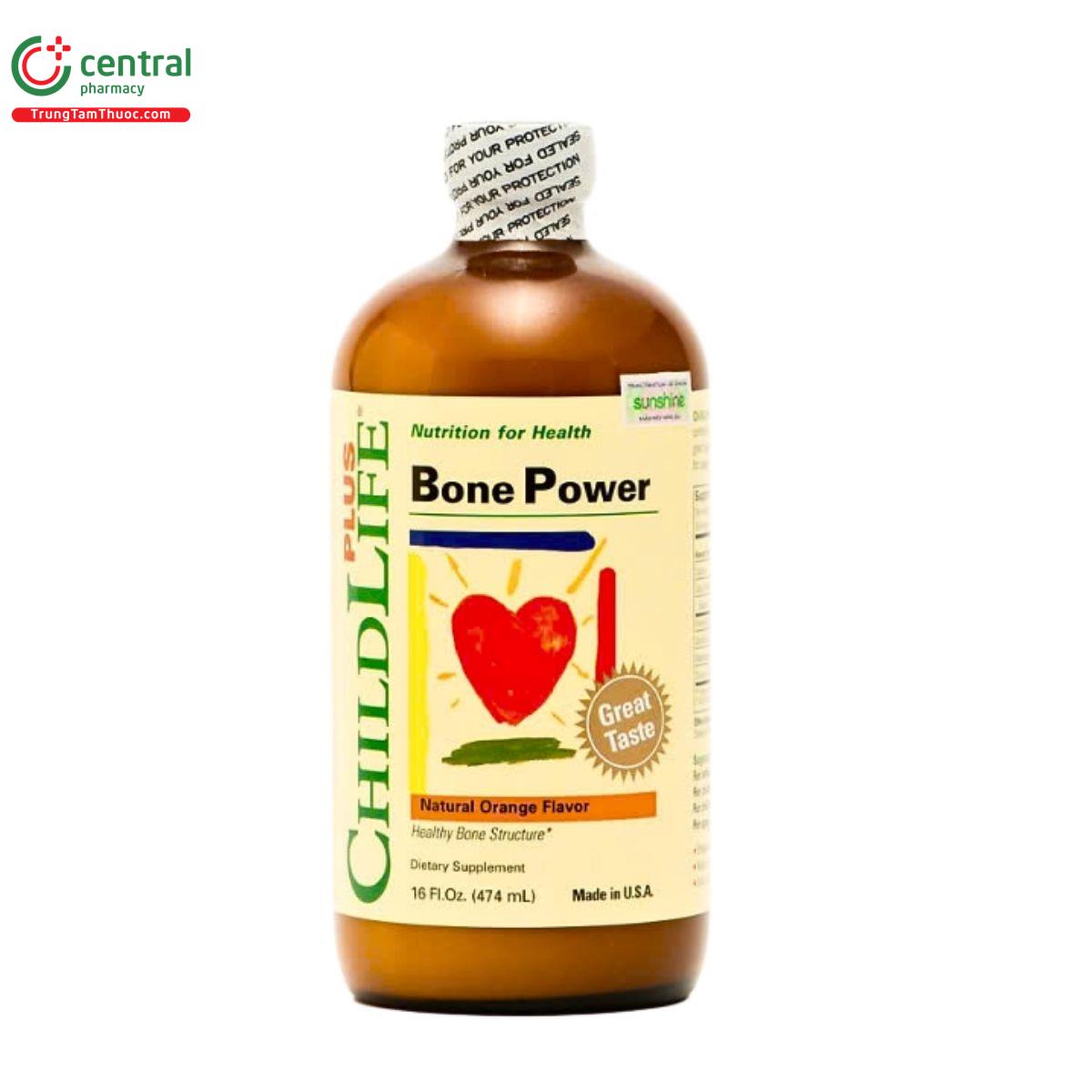 Thuốc ChildLife Bone Power giúp chắc khoẻ xương và phòng loãng xương