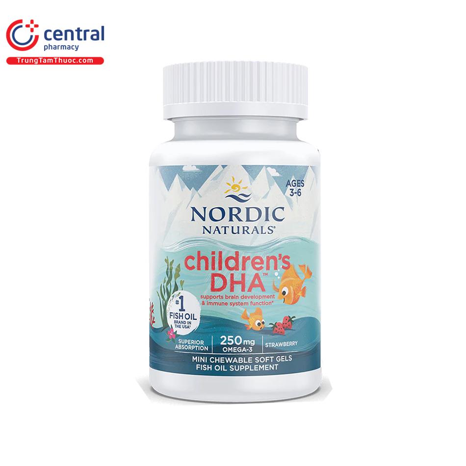 [CHÍNH HÃNG] Thuốc Children's DHA Nordic Naturals (Viên) cho bé khoẻ