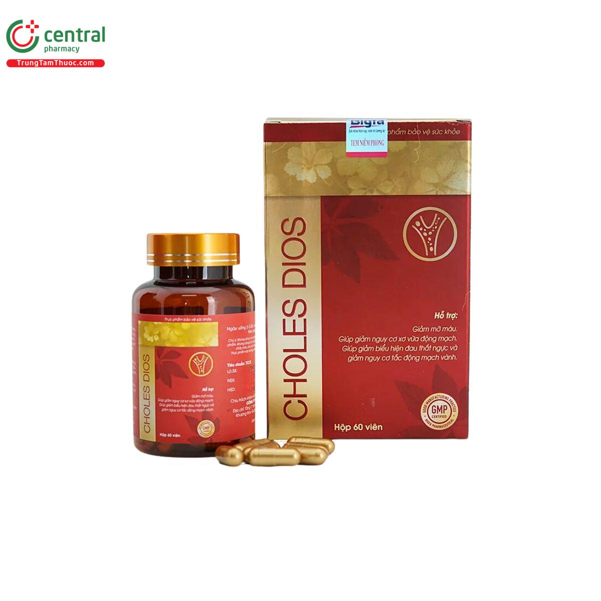 Choles Dios - Giải pháp hỗ trợ giảm mỡ máu, ngăn ngừa xơ vữa động mạch