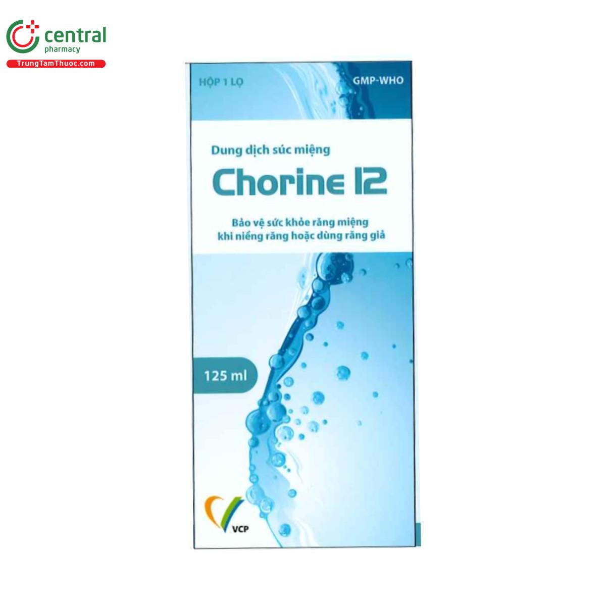 Thuốc Chorine 12 điều trị và dự phòng viêm nhiễm răng miệng liên quan ...