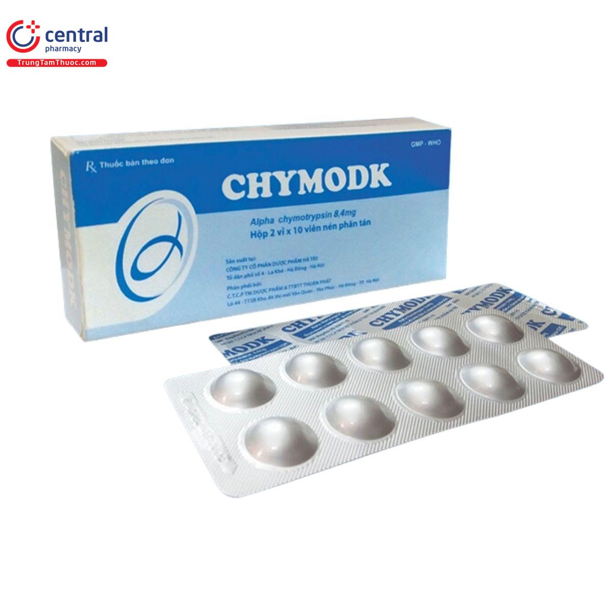 Thuốc Chymodk 8,4 mg - Chống phù nề, chống viêm ở vết thương