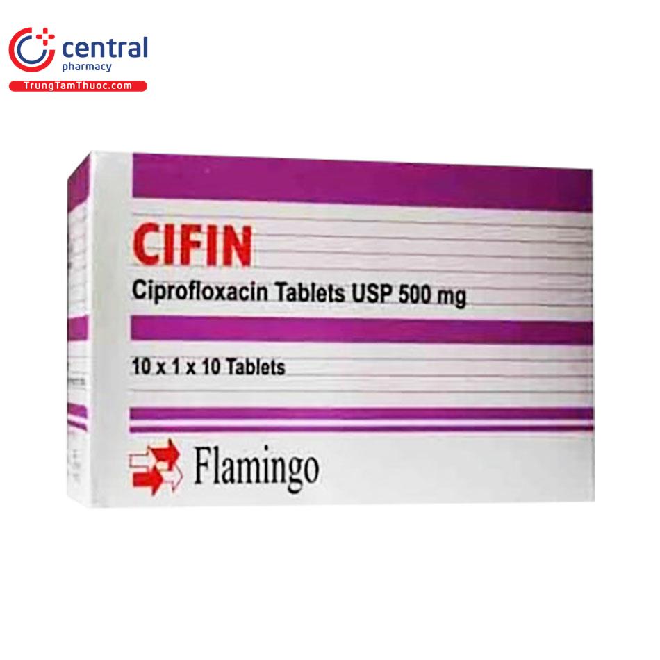 Thuốc Cifin 500mg: tác dụng, liều dùng và lưu ý sử dụng
