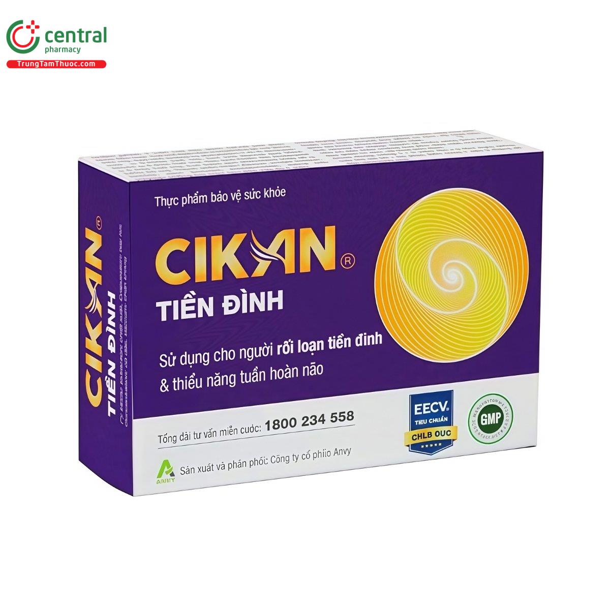 Cikan Tiền Đình hỗ trợ thúc đẩy tuần hoàn máu não, cải thiện trí nhớ