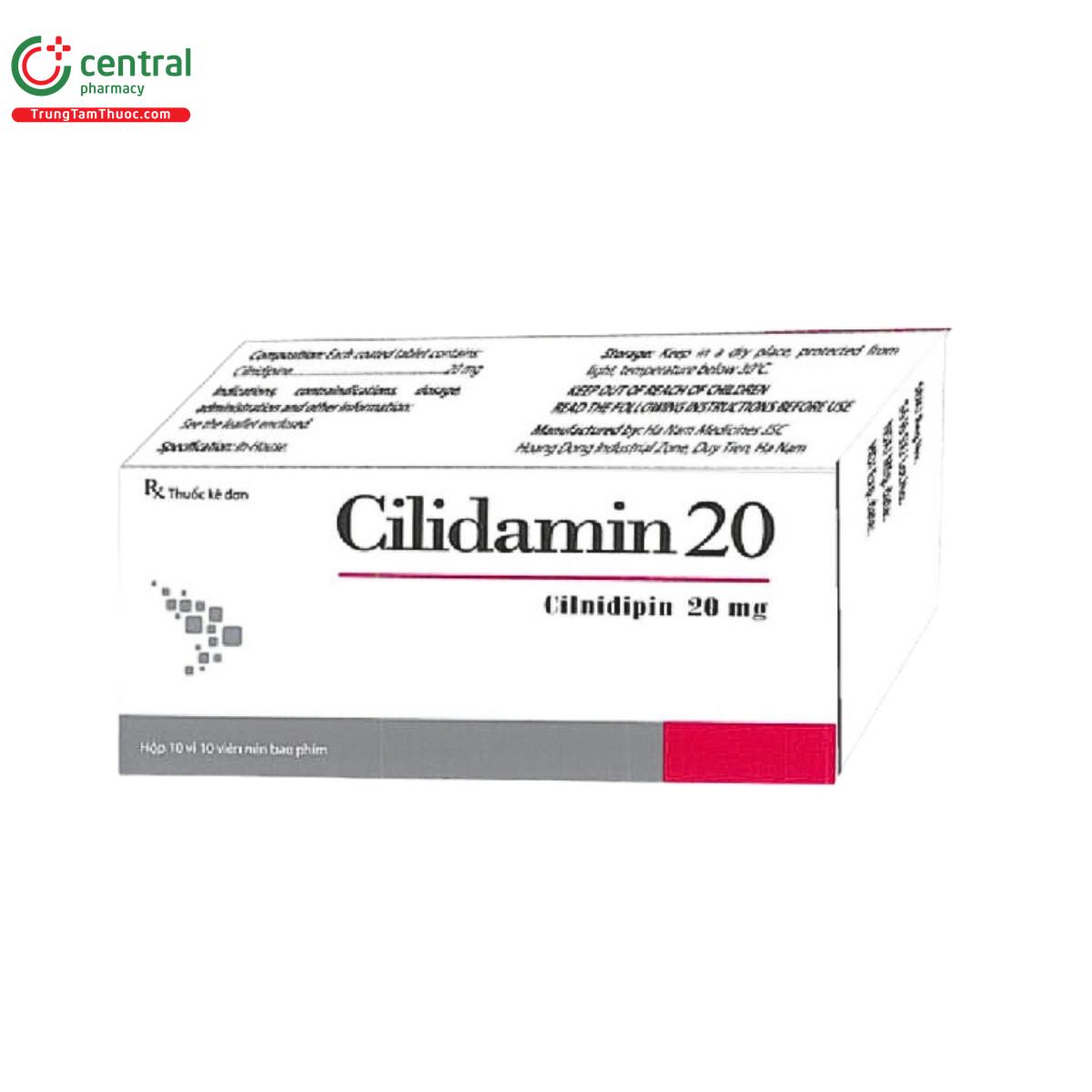 Thuốc Cilidamin 20 - Điều trị hiệu quả cho bệnh nhân tăng huyết áp