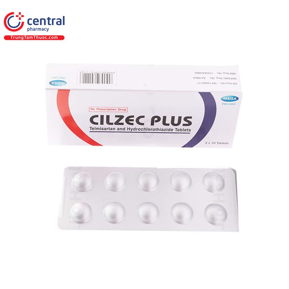 [CHÍNH HÃNG] Thuốc Cilzec Plus điều trị tăng huyết áp hiệu quả