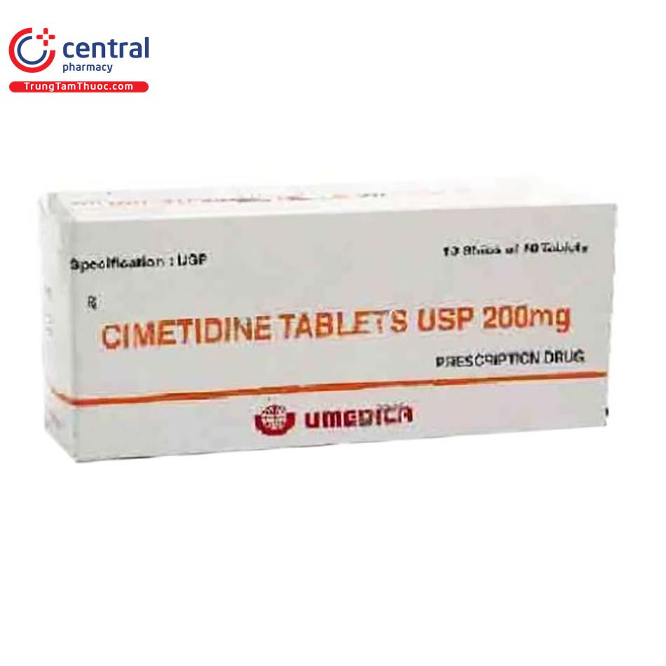 [CHÍNH HÃNG] Thuốc Cimetidine Tablets USP 200mg Umedica