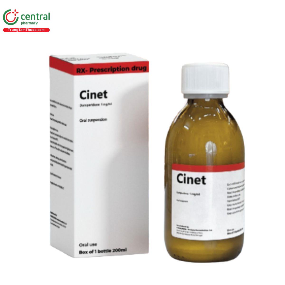 Thuốc Cinet 1mg/ml 200ml - Điều trị chứng nôn, buồn nôn