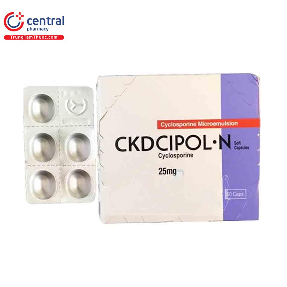 [CHÍNH HÃNG] Thuốc CKDCipol-N 25mg- Thuốc chống thải ghép