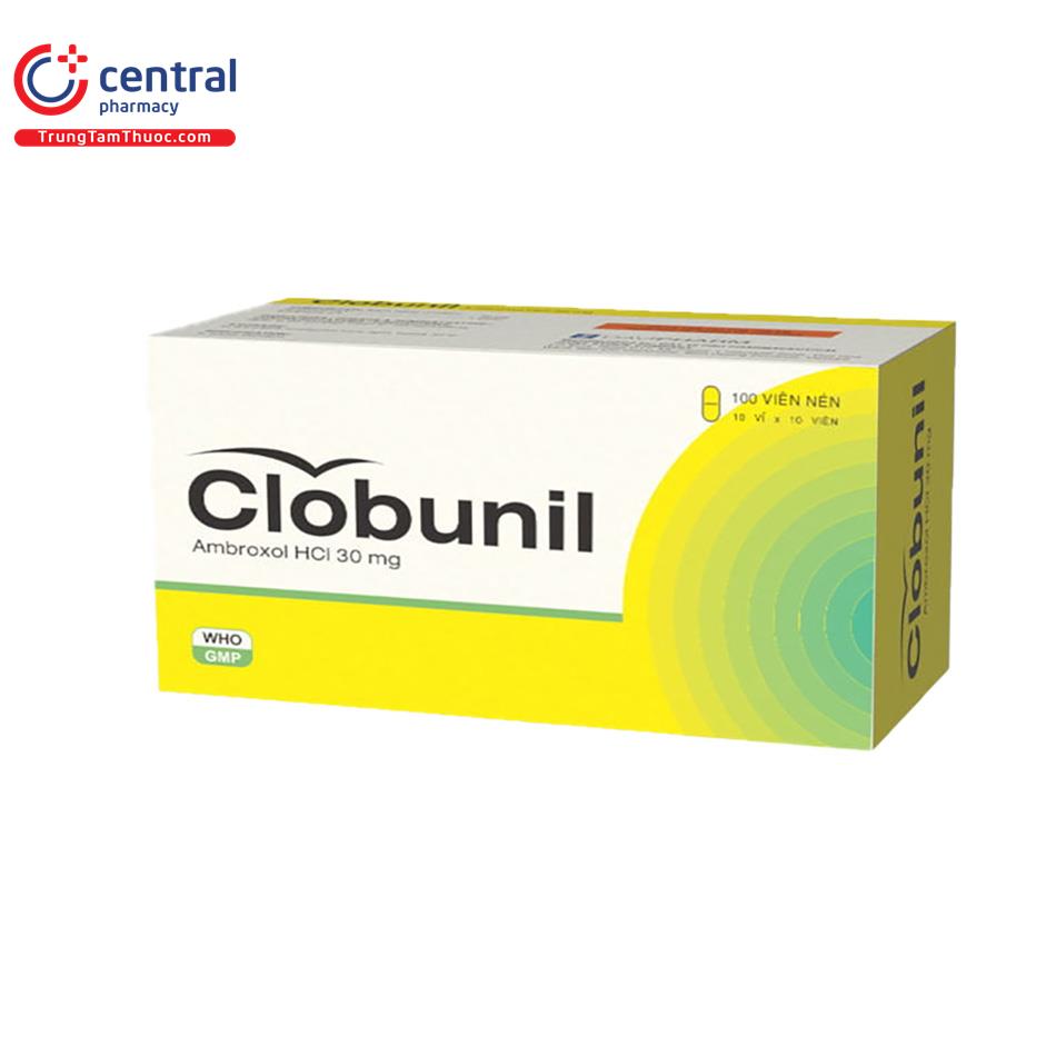 [CHÍNH HÃNG] Thuốc Clobunil trị tiết chất nhầy nhiều tại đường hô hấp