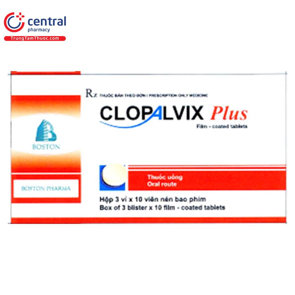 [CHÍNH HÃNG]Thuốc Clopalvix Plus - Ngăn ngừa xơ vữa động mạch