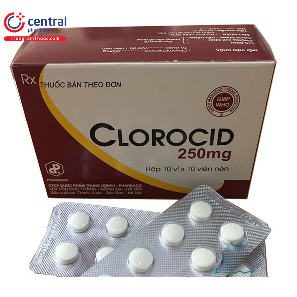 [CHÍNH HÃNG] Thuốc Clorocid 250mg Pharbaco: công dụng, cách dùng